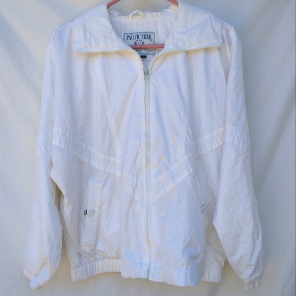 Pacific Trail | Jackets & Coats | Vtg Pacific Trail White Nylon ...